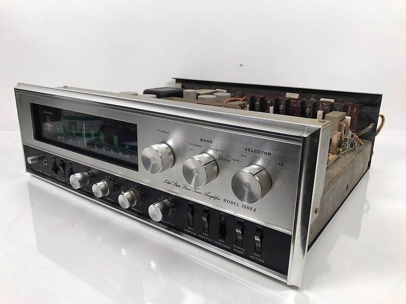 Vintage Sansui 3000A Solidstate AM/FM Stereo Tuner Amplifier | Reverb