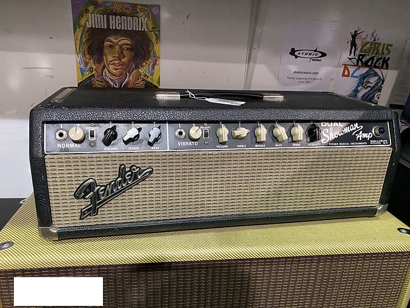 Fender Dual Showman Amp Tube Guitar Amplifier Head modified | Reverb
