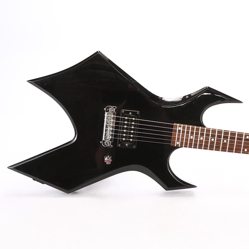 B.C Rich Bronze Warlock Black Electric Guitar #49601 | Reverb