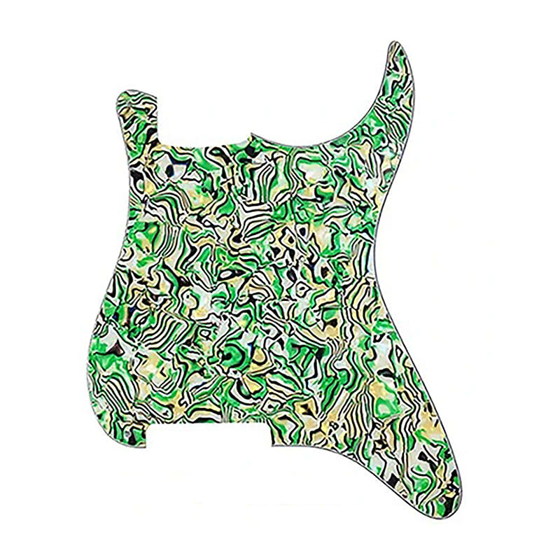 Strat Pickguard No Holes - 4-Ply Multi-Color Shell | Reverb