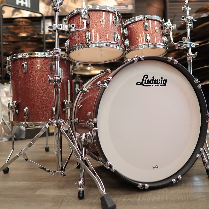 New 2025 Ludwig Classic Maple Studio 4-pc Shell Pack | Reverb