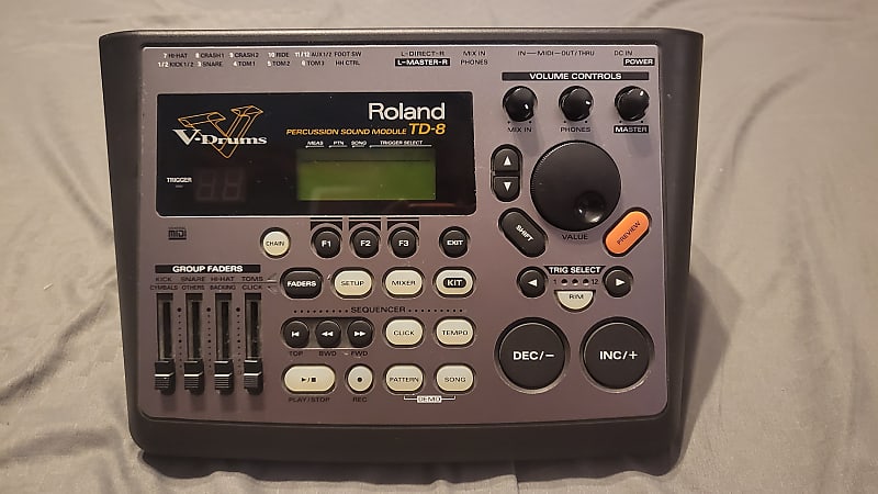 Roland TD-8 V-Drum Percussion Sound Module | Reverb