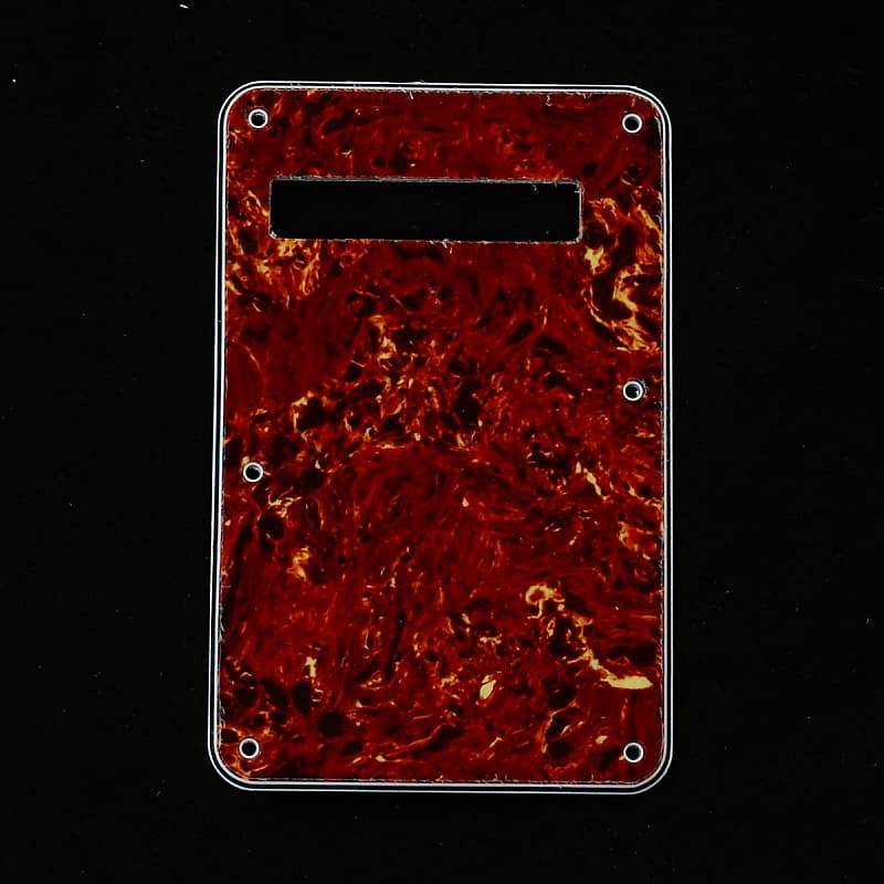 Replacement Strat Style Cavity Cover Tremolo Back Plate ,4ply | Reverb