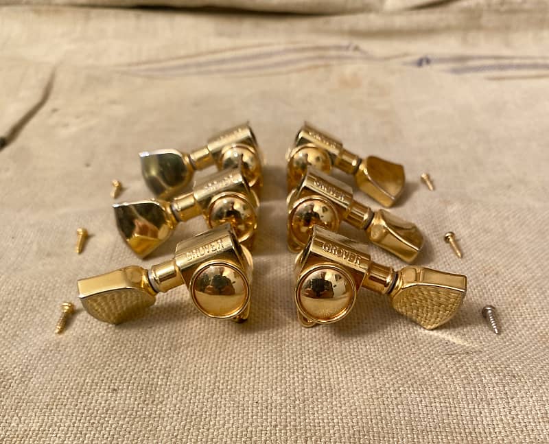 Used Grover Rotomatic Gold Keystone Guitar Tuners-Tuning | Reverb