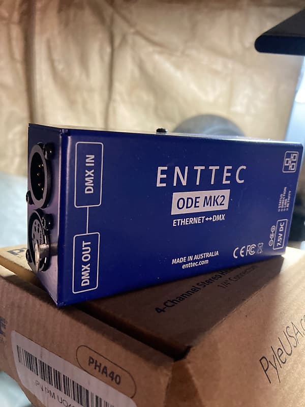 Enttec Open DMX Ethernet MK2 RDM compliant DMX over Ethernet | Reverb