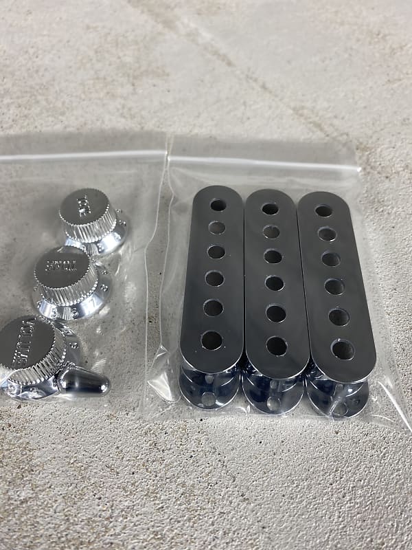 PRS Silver Sky Se pickup knobs and switch tip Chrome | Reverb UK