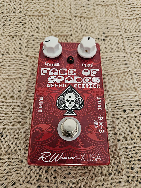 R Weaver FX Face Of Spades Gypsy 2024 - Red | Reverb