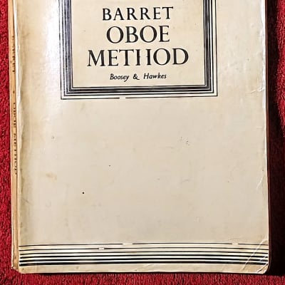 Oboe Method, Original Edition, Apollon Barret, Sheet Music | Reverb