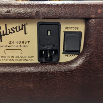 Gibson GA-40 RVT Limited Edition Class A Tube 1x12 Guitar | Reverb