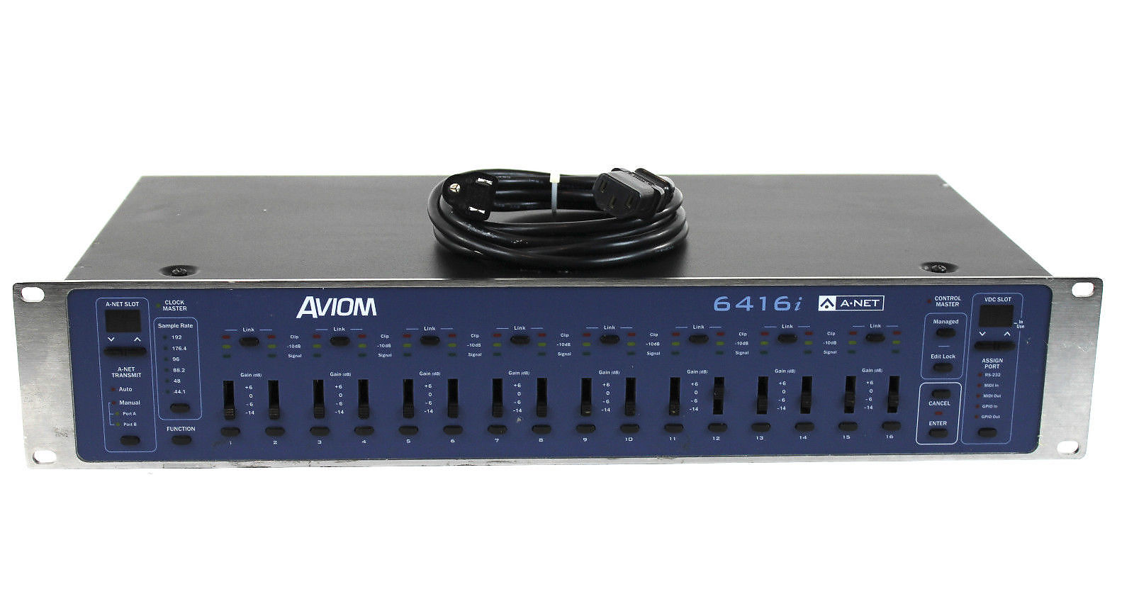 Aviom 6416i 16-Channel Input Module | Reverb France
