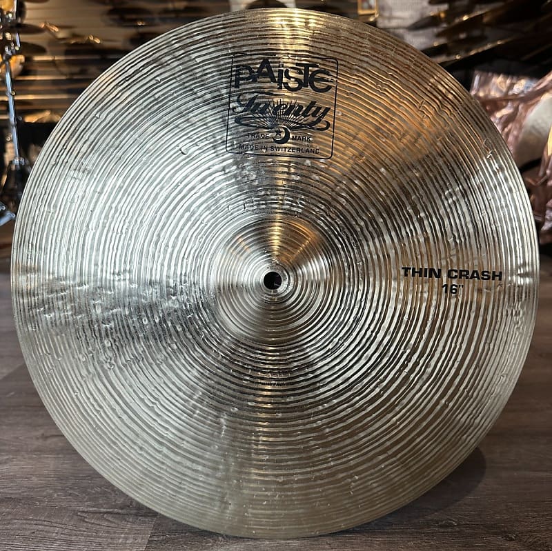 Used Paiste Twenty Thin Crash Cymbal 16" | Reverb