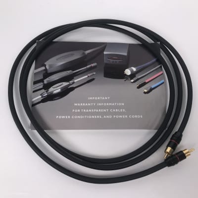 Transparent Audio Hardwired RCA Interconnect 2M Single | Reverb UK