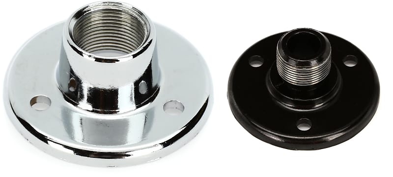 AtlasIED AD-11B 5/8 inch Female Mic Flange - Chrome Bundle | Reverb