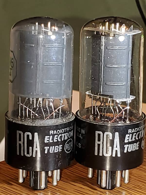 6V6GT RCA NOS matched pair MaxiMatcher2 (2)tube lot | Reverb