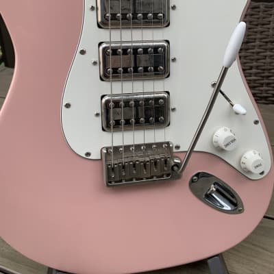 Warmoth Shell Pink Hybrid Tele 2021 with 3 Lollartron pickups | Reverb