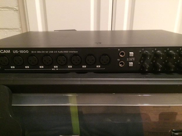 Tascam US 1800 Audio / Midi USB interface with 6 MICS and | Reverb