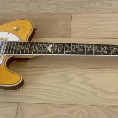 Zuwei Thinline Telecaster 2022 Transparent Yellow | Reverb