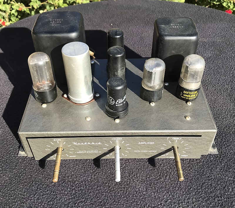 Heathkit A7 A-7E Antique Vintage Power Amp Amplifier Powers | Reverb
