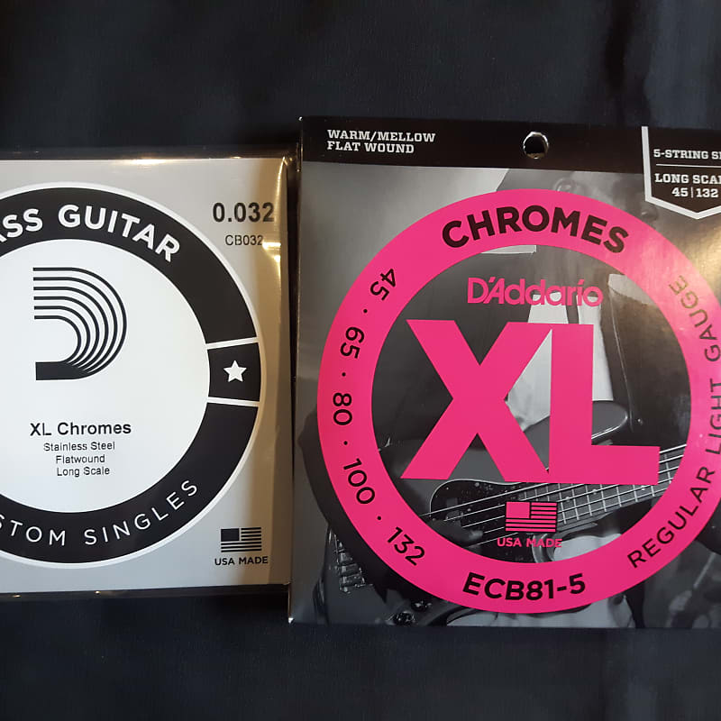 New D'Addario 6 String Flatwound Bass Set | Reverb Canada