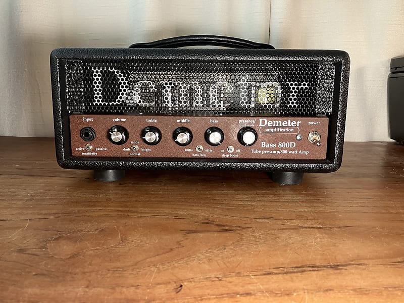 Demeter Bass 800D Tube pre-amp/800 watt amp 2020 - Black | Reverb