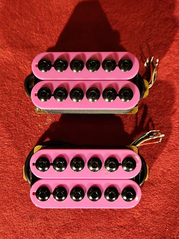 Pink Invader-Style Humbucker Pair | Reverb