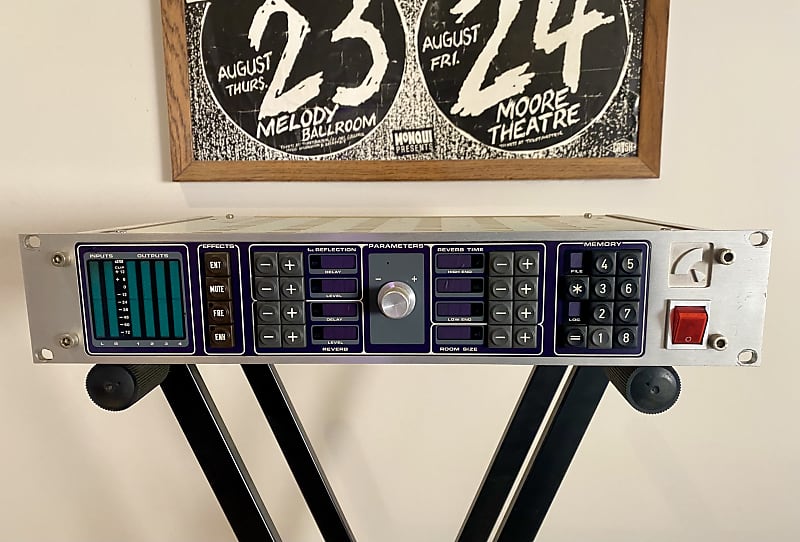 QUANTEC QRS Room Simulator 1980 - Silver & Gold | Reverb Canada