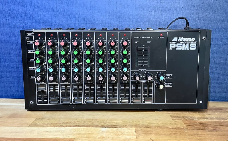 Maxon PSM8 8-Channel Personal Stereo Mixer Rare! | Reverb