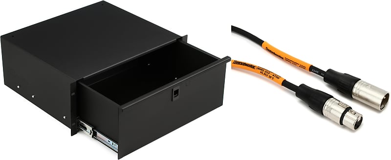 Gator GRW-DRW4 4U Standard Rack Drawer Bundle with Pro Co | Reverb