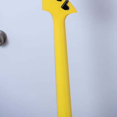 B.C. Rich Platinum Series Warlock Bass 1988-1989 Yellow | Reverb