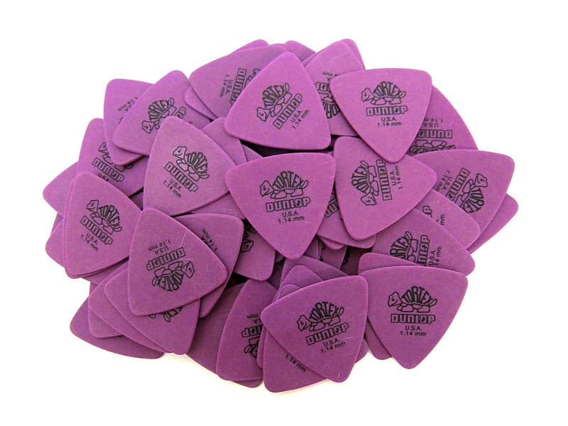 Dunlop 431R114 Tortex Tri 1.14mm Triangle Guitar Picks (72 Dunlop 431R114 Tortex Tri 1.14mm Triangle Guitar Picks (72