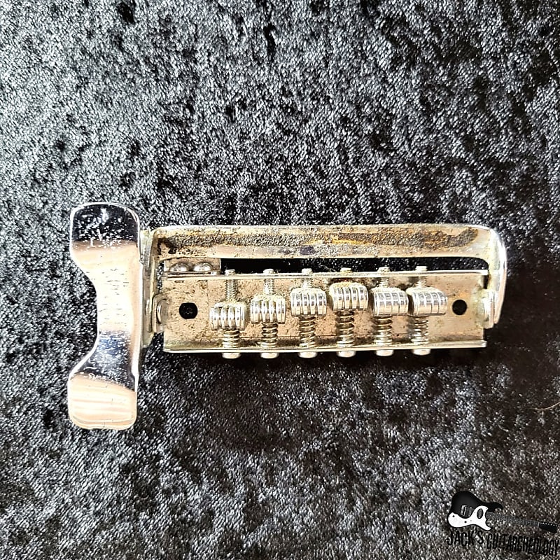 Teisco/Matsumoku MIJ Electric Guitar Bridge w/ Mute Bar | Reverb