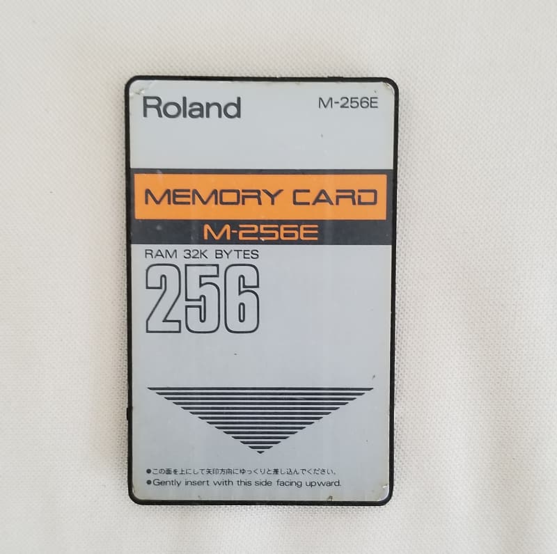 Roland MEMORY CARD M-256 E New Battery life. | Reverb