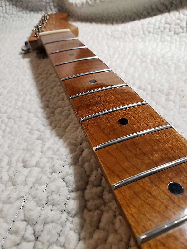 Beautiful USA roasted flame maple neck.Includes new | Reverb Canada