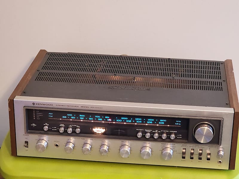 KENWOOD KR-9400 AM-FM STEREO TUNER AMPLIFIER RECEIVER Silver | Reverb