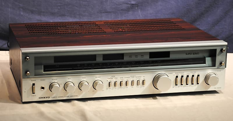 Onkyo TX-5000 Quartz Locked AM/FM Stereo Receiver Silver Face | Reverb