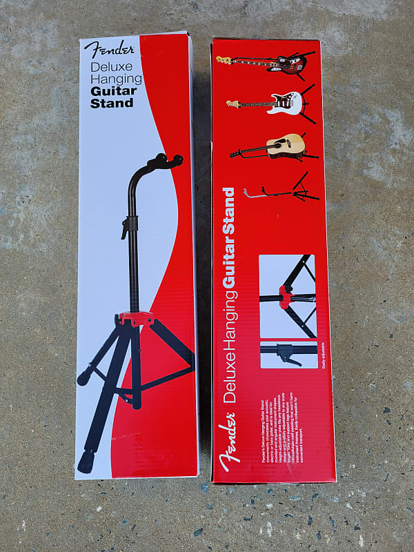 (2) Fender Deluxe Hanging Stands, both new, sealed unused | Reverb