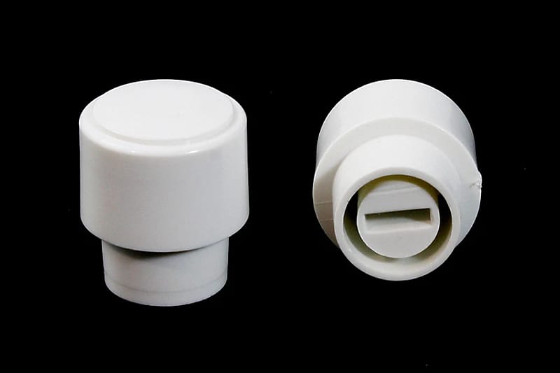 Telecaster/Tele Guitar WHITE Barrel Switch Tip Knobs - Pack | Reverb