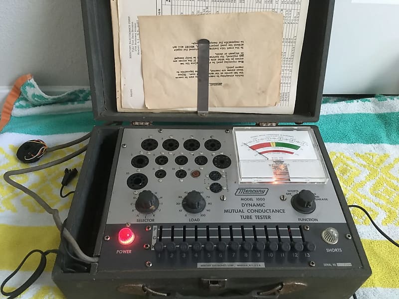 Vintage Mutual Conductance Dynamic Gm Vacuum Tube Tester ~ | Reverb