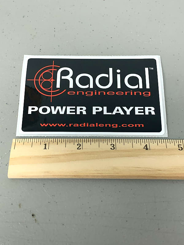 Radial Engineering Power Player Bumper Sticker Effect Pedal | Reverb