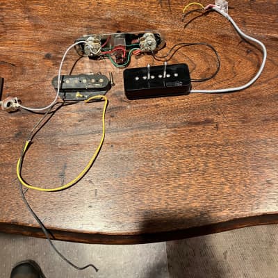 Tele Wiring and Pickups P90 Bridge Wilkinson Control Plate | Reverb