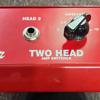 Weber Two-Head Amp switcher unit (blemish enclosure) 2023 Red | Reverb