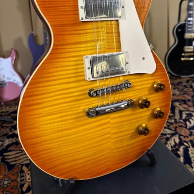 FGN Fujigen Guitars FUJIGEN LP STANDARD Super Flame Top | Reverb