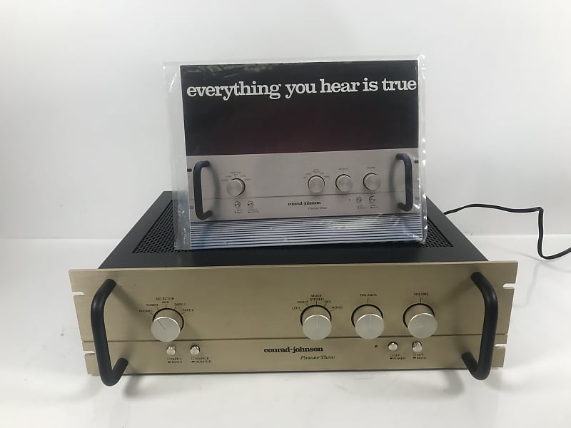 Conrad Johnson Premier Three Tube Preamp with Phono Stage | Reverb UK