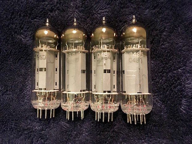 NOS Matched Quad 6P14P-EV tubes Soviet EL84 E84L 7189 | Reverb