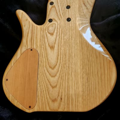 SJ Custom Guitars 6 string bass ,walnut, Ash, Bartolini, | Reverb