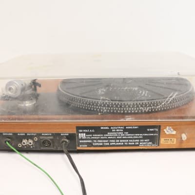 ADC Accutrac 4000 2-Speed Direct-Drive Record Player | Reverb