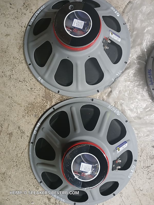 15" FENDER SPEAKERS BASS SPEAKER PAIR BEEFED UP AT PMR | Reverb