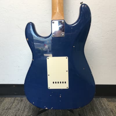 Fender Squier Strat Electric Guitar Blue | Reverb