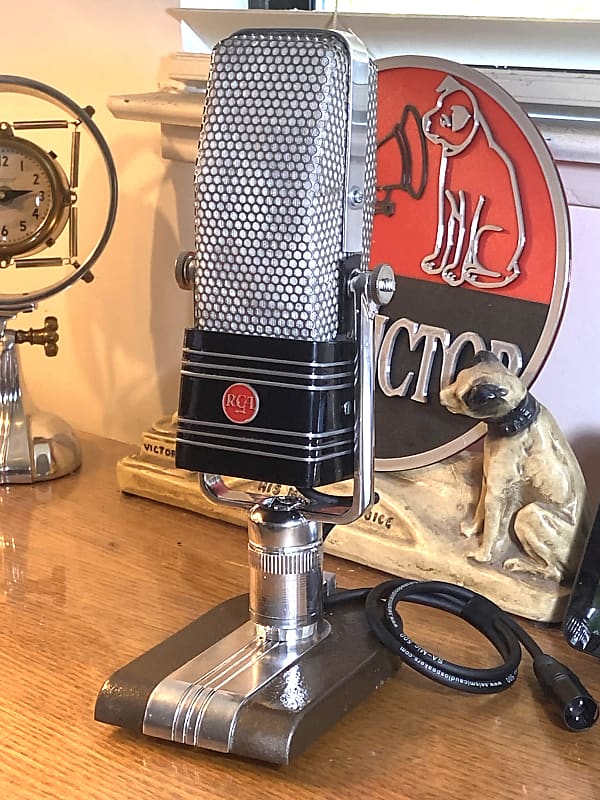 Fully functional replica "RCA 44BX Style" Ribbon Microphone | Reverb