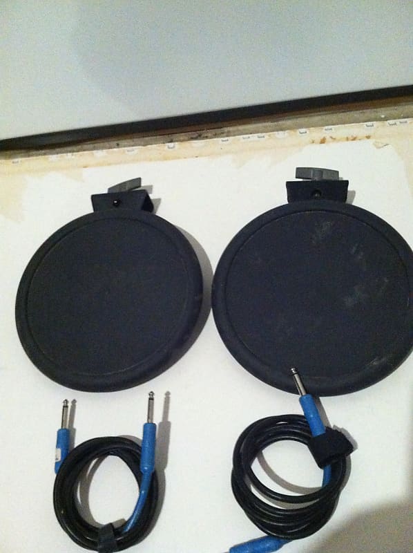 2 x Roland PD-5 V-Drum Electronic Drum Pads Triggers w/Cables | Reverb